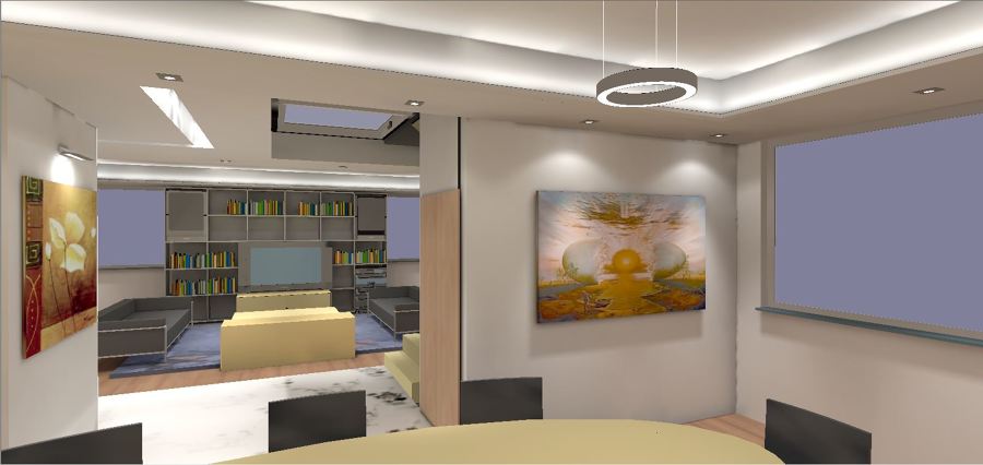 Foto: Render de Iluminación Mediante Relux Program de Prolumex Control ...