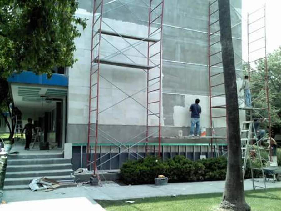 Foto: Fachada de Durock de Instalación De Tablaroca Dimas #311778 ...