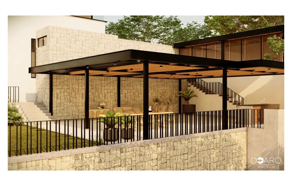 Foto: Terraza Techada de Diseño Moderno de DOArq Arquitectos #1070990 ...