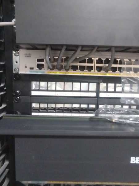 Foto: Instalacion de Switch y Patch Panel de CONIDE TECHNOLOGIES ...