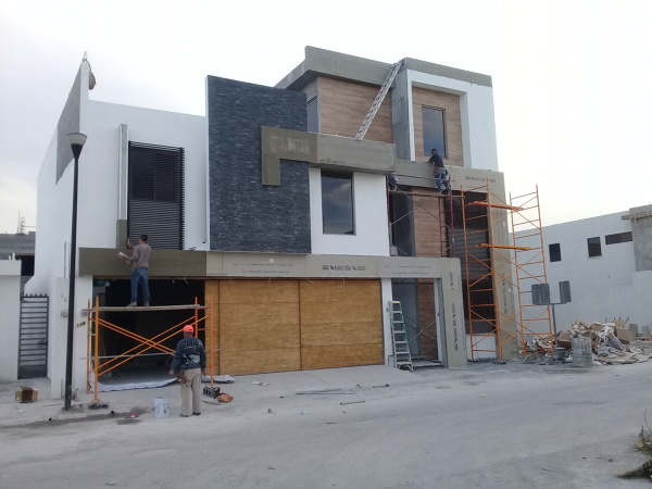Foto: Fachada de Durock en Residencial de Instalación De Tablaroca ...