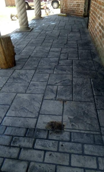 Foto: Patio Estampado de D&g Concrete Inc #310849 - Habitissimo