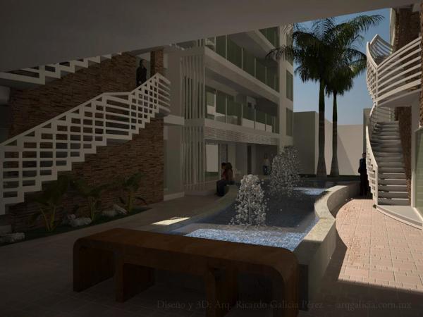 Foto: Patio Interior Edificio de Departamentos en Chihuahua de Galicia ...