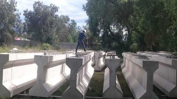 Foto: Levantamiento Topográfico de Trabes Tipo Aashto Tipo IV de Sitg ...