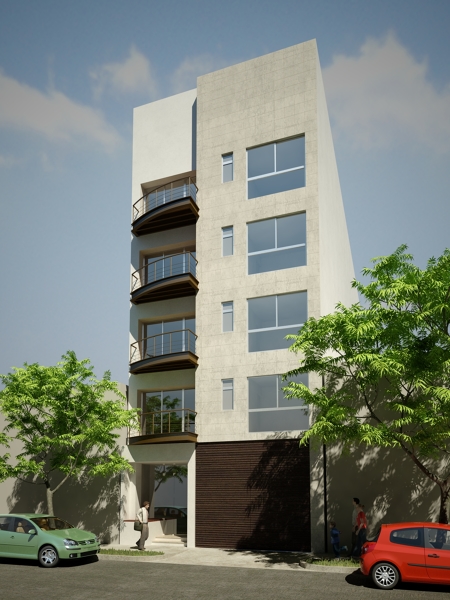 Foto: Elaboracion de Render para Edificio de Departamentos de Ribe ...