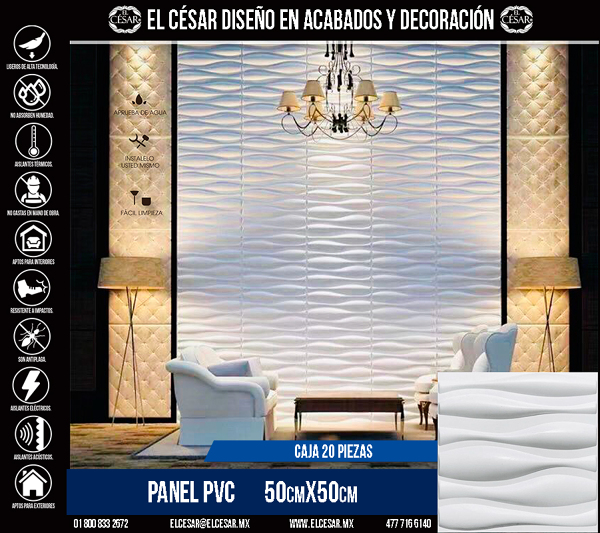 Foto: Panel PVC Modelo L12 de El Cesar - Diseño en Acabados y ...