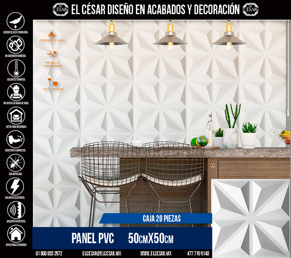 Foto: Panel PVC Modelo B2 de El Cesar - Diseño en Acabados y Decoracion ...