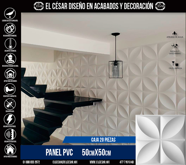 Foto: Panel PVC Modelo J10 de El Cesar - Diseño en Acabados y ...