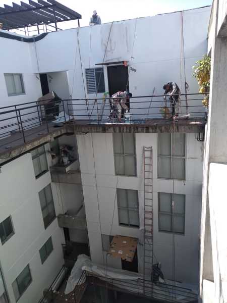 Foto: Aplicacion de Recubrimiento Vinilico de Alba & Aguilar Grupo ...