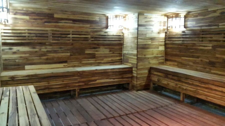 Sauna en Club Deportivo Ymca Mallorca Social Cultural | Ideas Pisos Madera