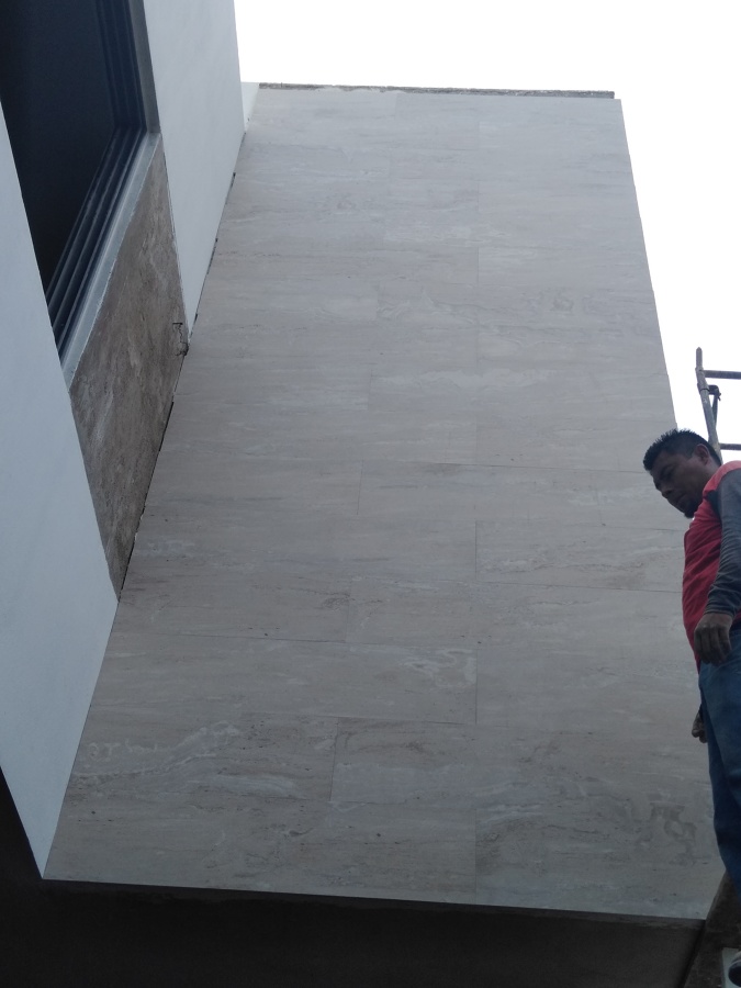 Foto: Colocación de Granito en Fachada de MR Construcción #706382 ...