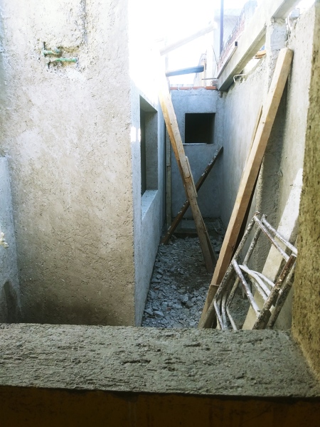 Foto: Aplanado Acabado Rustico en Patio de Servicio de Ram ...