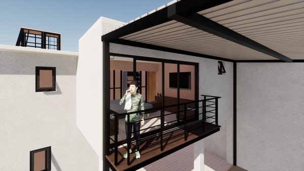 Foto: Balcon Recamara Principal de Ideas Y Soluciones Arquitectonicas ...