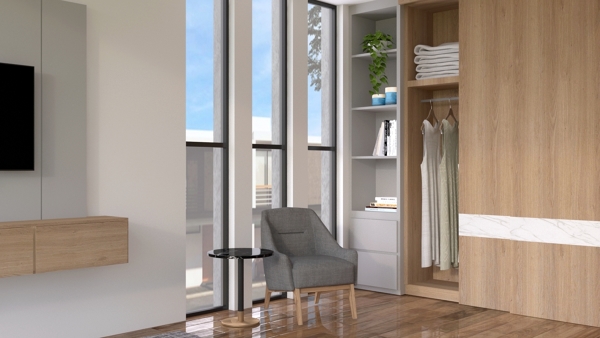 Foto: Closet Recamara Principal de Carlos Sanchez Arquitectura E ...