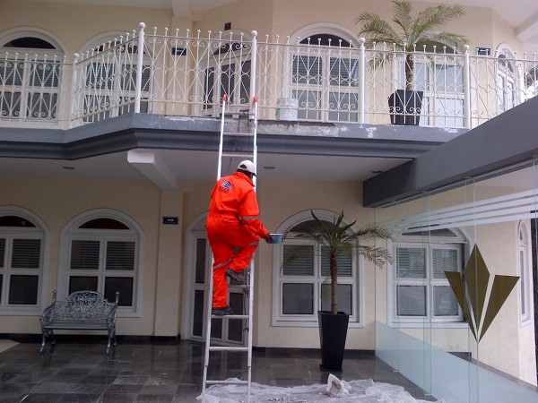 Foto: Colocación de Mortero Verticoat Supreme de Soluciones Innovadoras ...