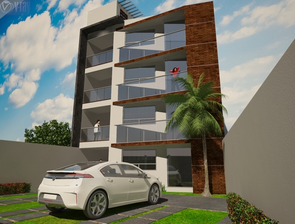 Edificio De Forma De Perspectiva