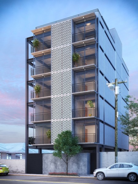 Foto: Fachada Principal Edificio GC-10 de Testarudo Studio #297812 ...