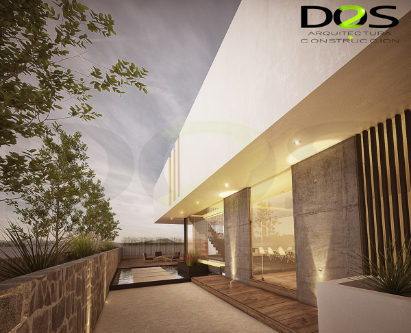 Foto: Fachadas de Casas, Fachada Lateral Moderna de Dos Arquitectura Y ...