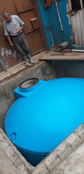 Foto: Instalación de Cisterna Prefabricada de XIME Instalaciones y ...