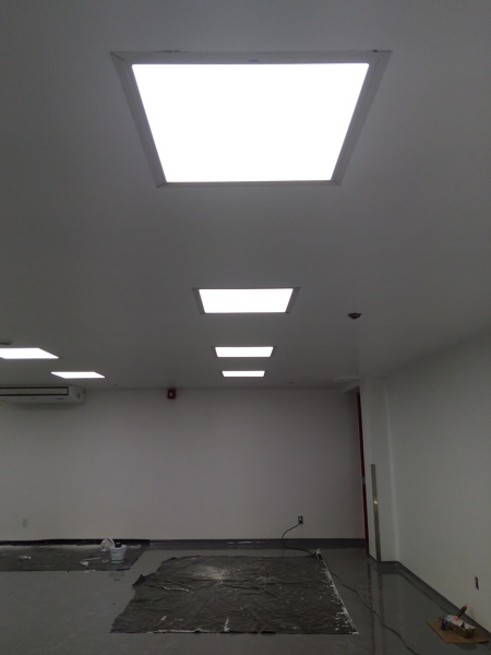 Foto: Instalacion de Lamparas Tipo Panel Led de SERMANTEA Servicios ...