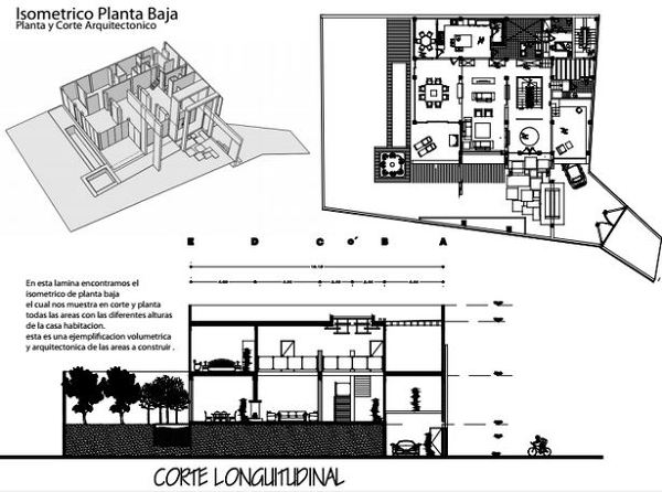 Foto: Isometrico Casa Pedregal de Rrj-3 Architecture #68792 - Habitissimo
