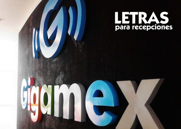 Foto: Logotipo en Letras 3d "recepcion" de Imagen Creativa #147494 ...