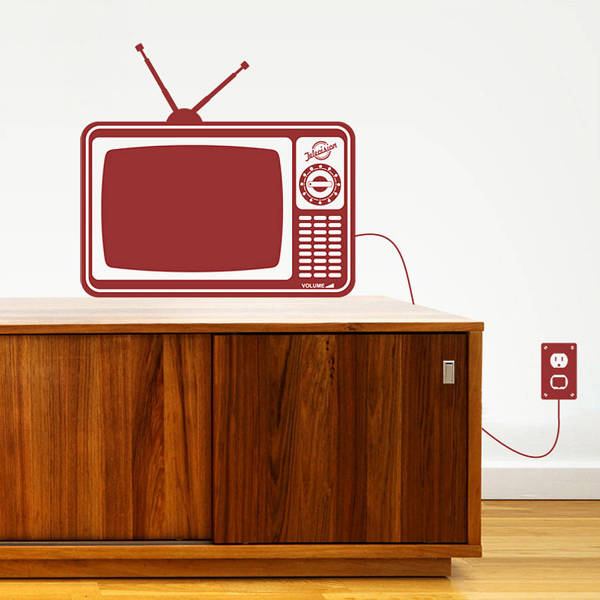 Foto: Original_retro-tv-wall-decal #100398 - Habitissimo