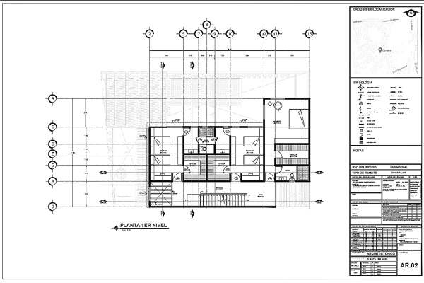 Foto: Planta Arquitectonica Primer Nivel de Gr Arquitectos #950433 ...