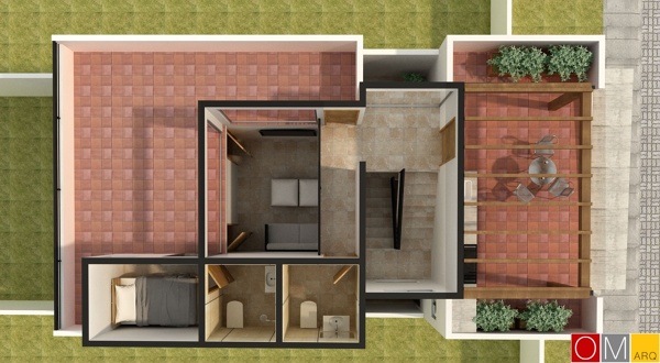 Foto: Planta Azotea de Om Arquitectura #442455 - Habitissimo