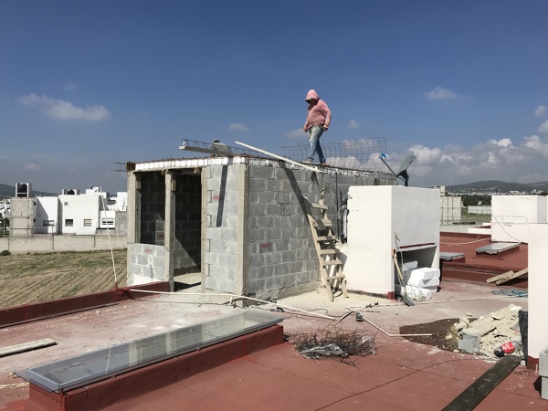 Foto: Preparaciones de Nueva Losa de Azotea de Arquitectura Dinámica ...