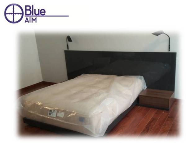 Foto: Recamara Combinacion Alto Brillo con Nogal de Blue Aim #157062 ...