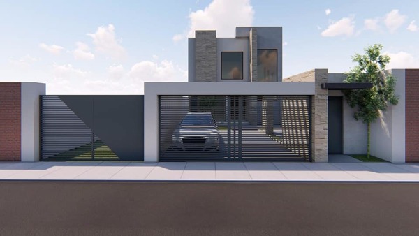 Foto: Render de Fachada Principal de INCRED-ARQ. S.A. DE C.V. #613188 ...