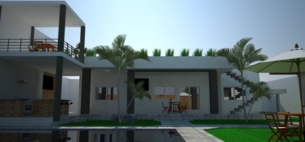 Foto: Render de Terraza con Alberca de Edificagdl #462858 - Habitissimo
