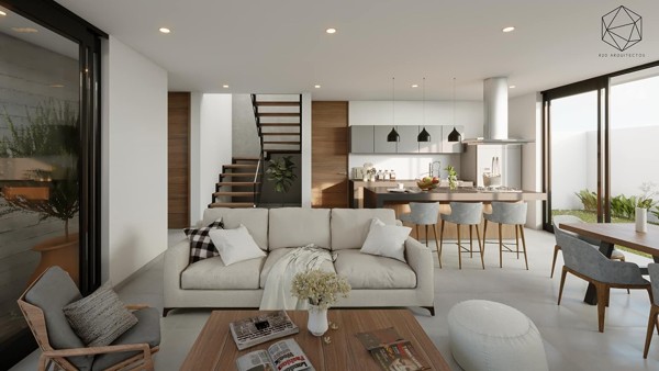 Foto: Render Interior- Casa AMO de R20 Arquitectos #510200 - Habitissimo
