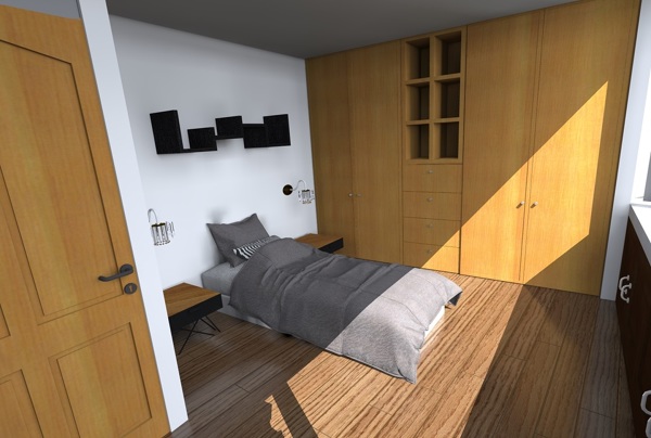 Foto: Render Recámara de Arsso Diseño Y Arquitectura S. C. #413759 ...