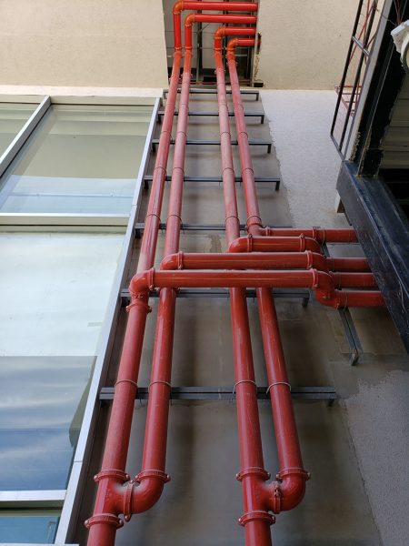 Foto: Riser Sur Tubería Acero Negro Pintando C-10. de Grupo Proeyc ...