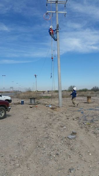 Foto: Tendido de Extensión de Linea Nueva de Instalaciones ...