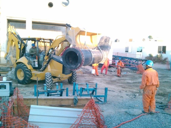 Foto: Termofusion de Tuberia Pead 30" de Construcciones y ...