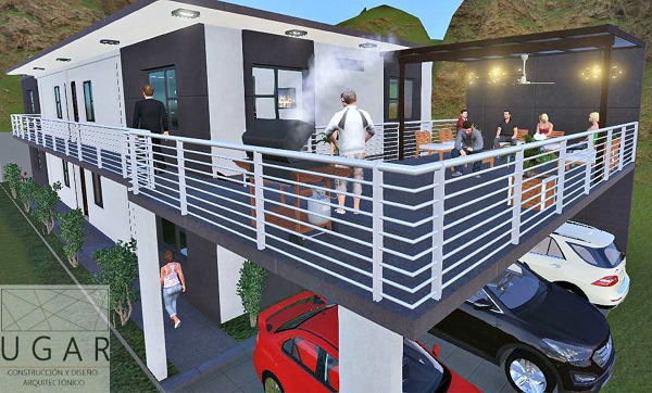 Foto: Terraza y Cochera de Ugar Construcción Y Diseño Arquitectónico ...